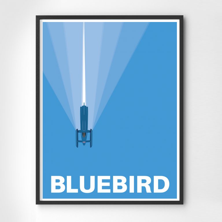Bluebird K7 poster - Grand Prix Art