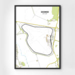 Goodwood Circuit Map - Grand Prix Art